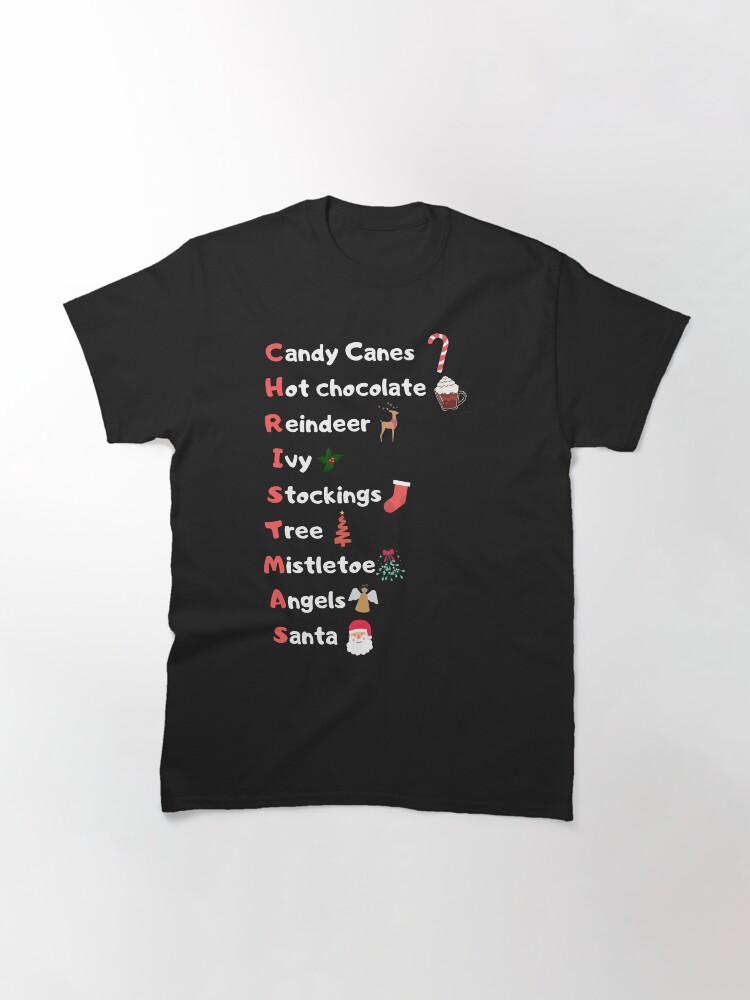 Christmas Wordplay Mnemonic Classic T-Shirt sold by Portuguese Zany ...