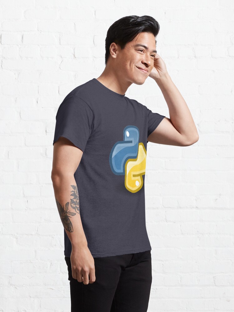"Python logo" T-shirt by UnitShifter | Redbubble