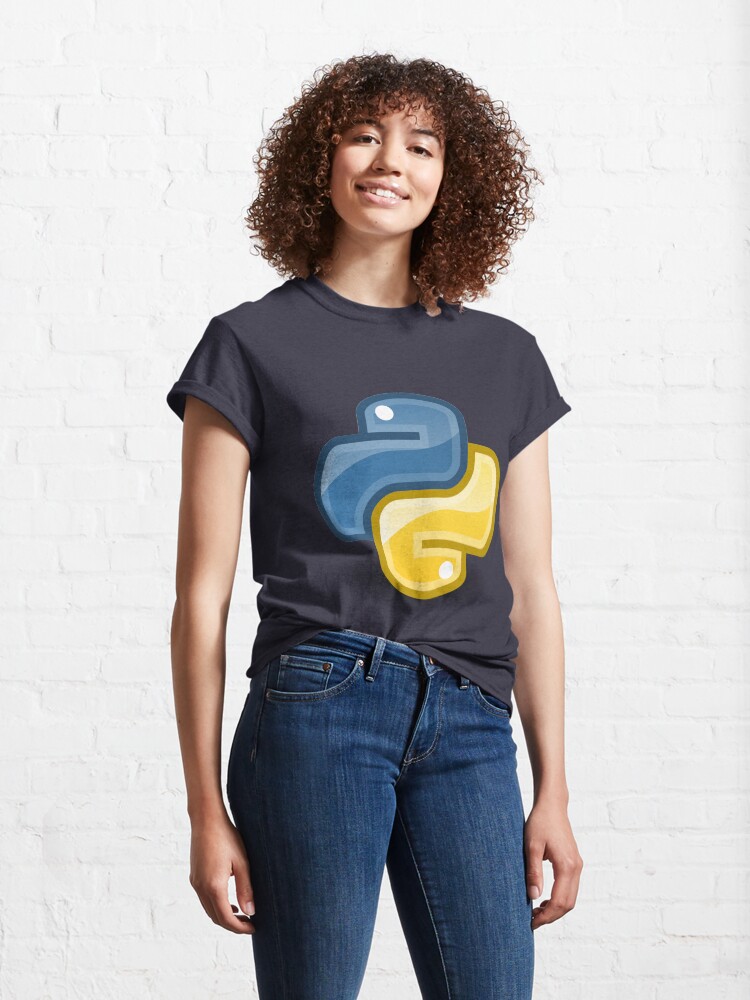 "Python logo" T-shirt by UnitShifter | Redbubble