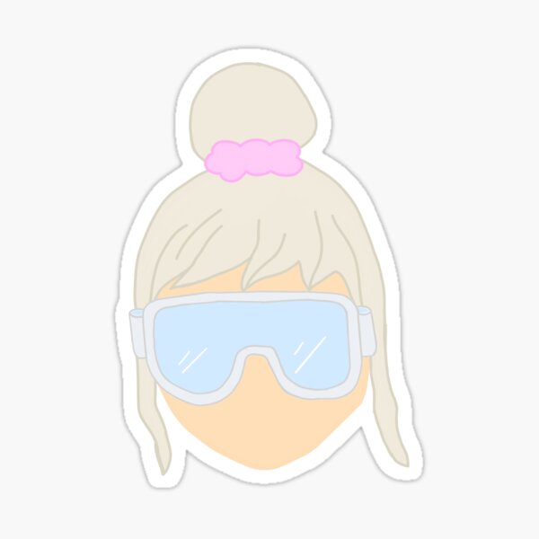 "Lab Science Girl" Sticker for Sale by NicVezina | Redbubble