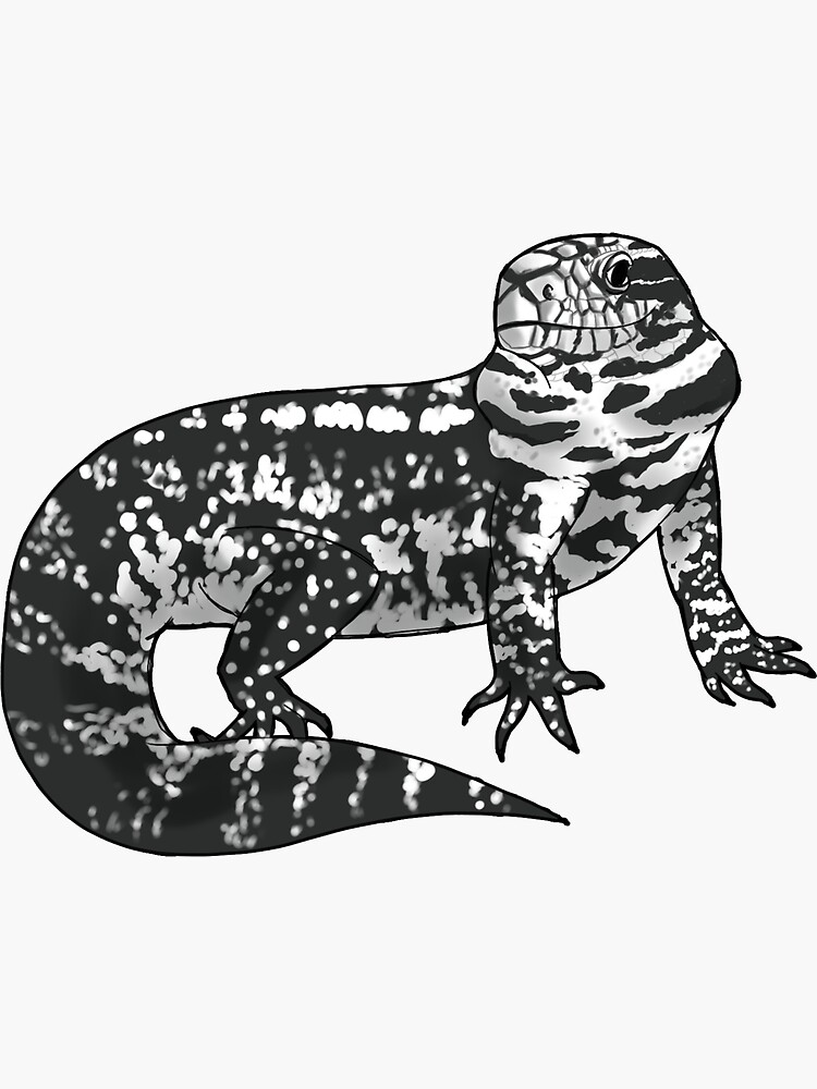 "Tegu" Sticker for Sale by manylildesigns | Redbubble