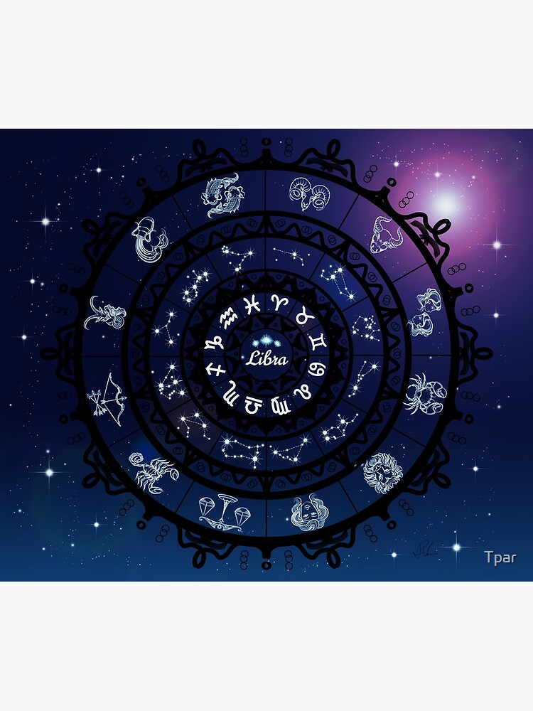 "Libra Zodiac Mandala" Poster for Sale by Tpar | Redbubble