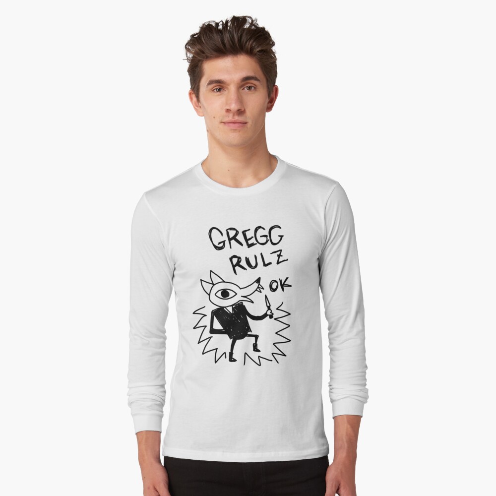 "GREGG RULZ Night in The Woods " Pin for Sale by creaturesditch | Redbubble