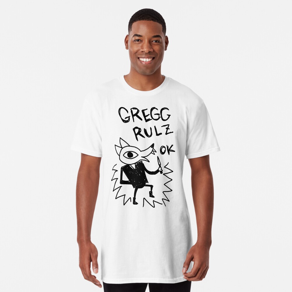 "GREGG RULZ Night in The Woods " Pin for Sale by creaturesditch | Redbubble