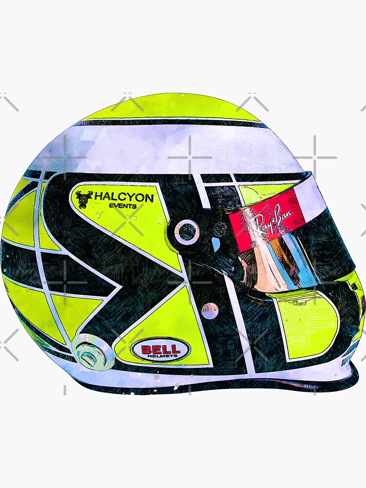 "F1 2009 Jenson Button Brawn GP Crash Helmet" Sticker for Sale by ...