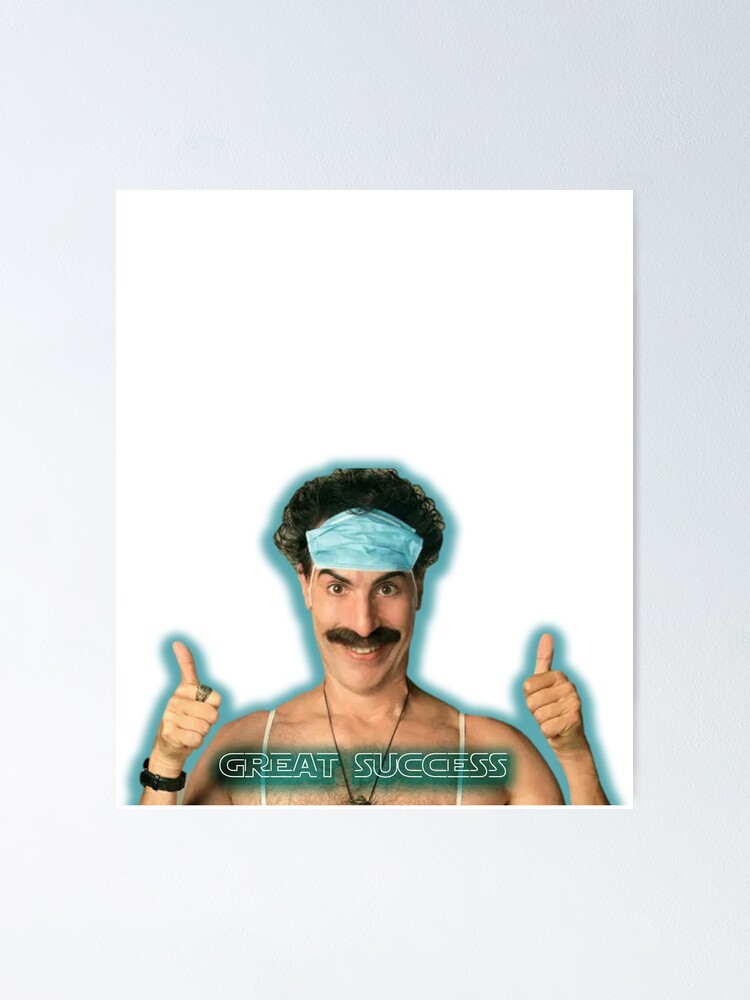 " borat sticker" Poster by mozax | Redbubble