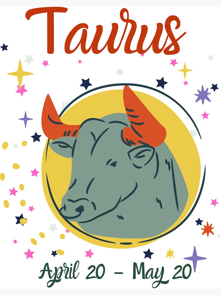 "Taurus! April 20 - May 20" Magnet for Sale by UnitedByWords | Redbubble
