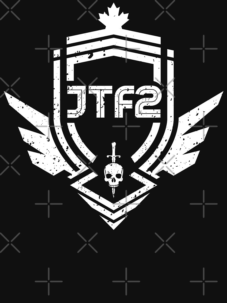 "JTF2 - White/ Gritty [Roufxis - RB]" T-shirt by RoufXis | Redbubble ...