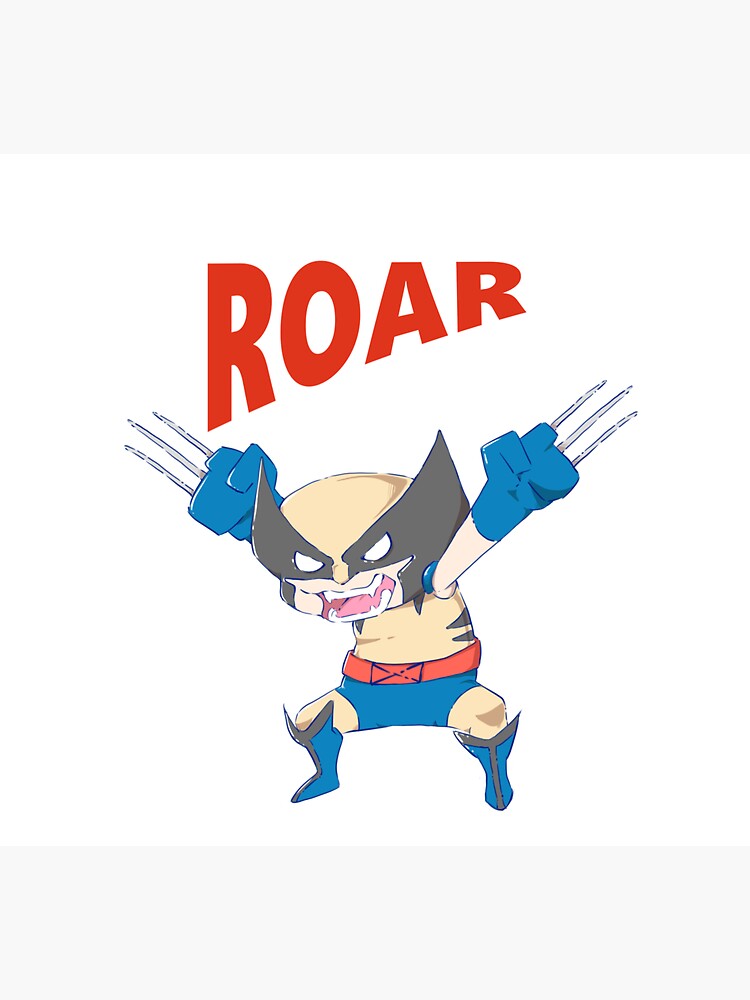 "roar" Sticker by Akira1hibiki | Redbubble