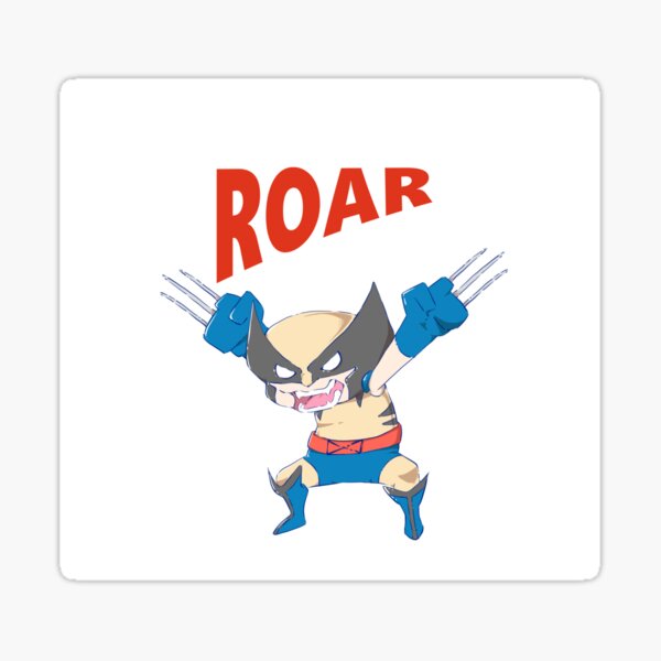 "roar" Sticker by Akira1hibiki | Redbubble