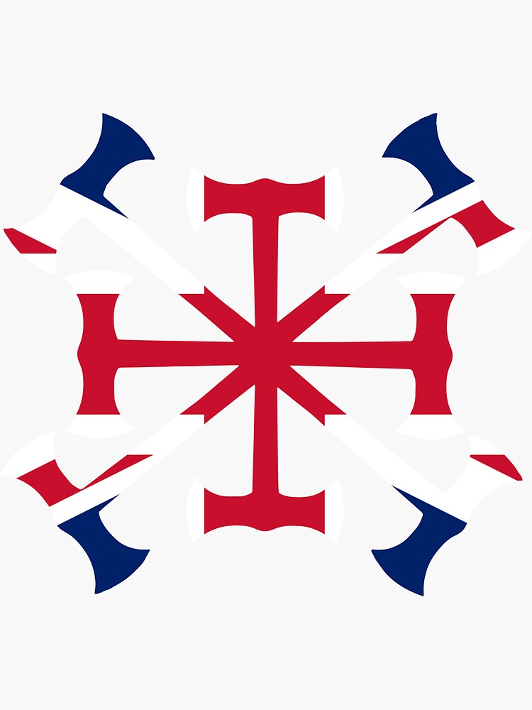 "Union Jack Axe - Funny throwing " Sticker for Sale by HatchetHarrys ...