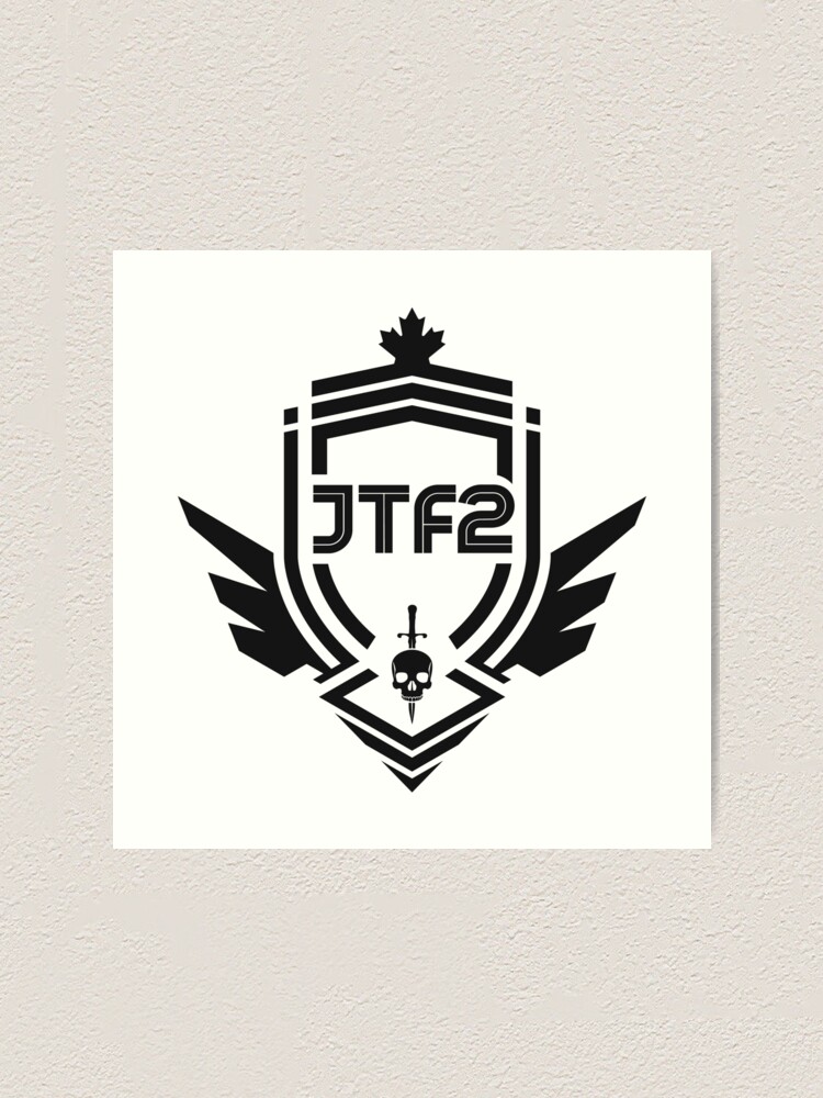 "JTF2 - Black [Roufxis - RB]" Art Print by RoufXis | Redbubble