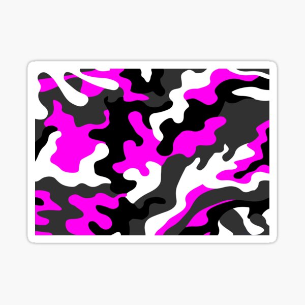 "Pink Camo" Sticker for Sale by NordicAlex | Redbubble