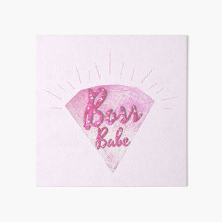 "Cute Boss Babe Design" Art Board Print by SimpleJoyArts | Redbubble