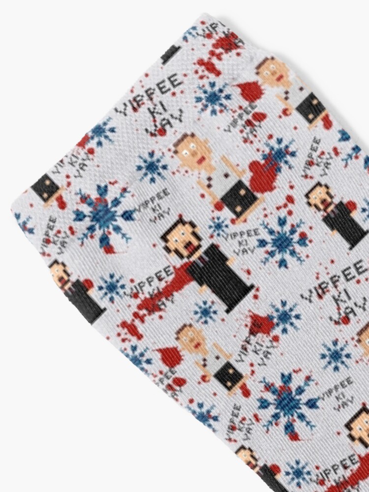"A Die Hard Christmas Cross Stitch Pattern" Socks for Sale by ...