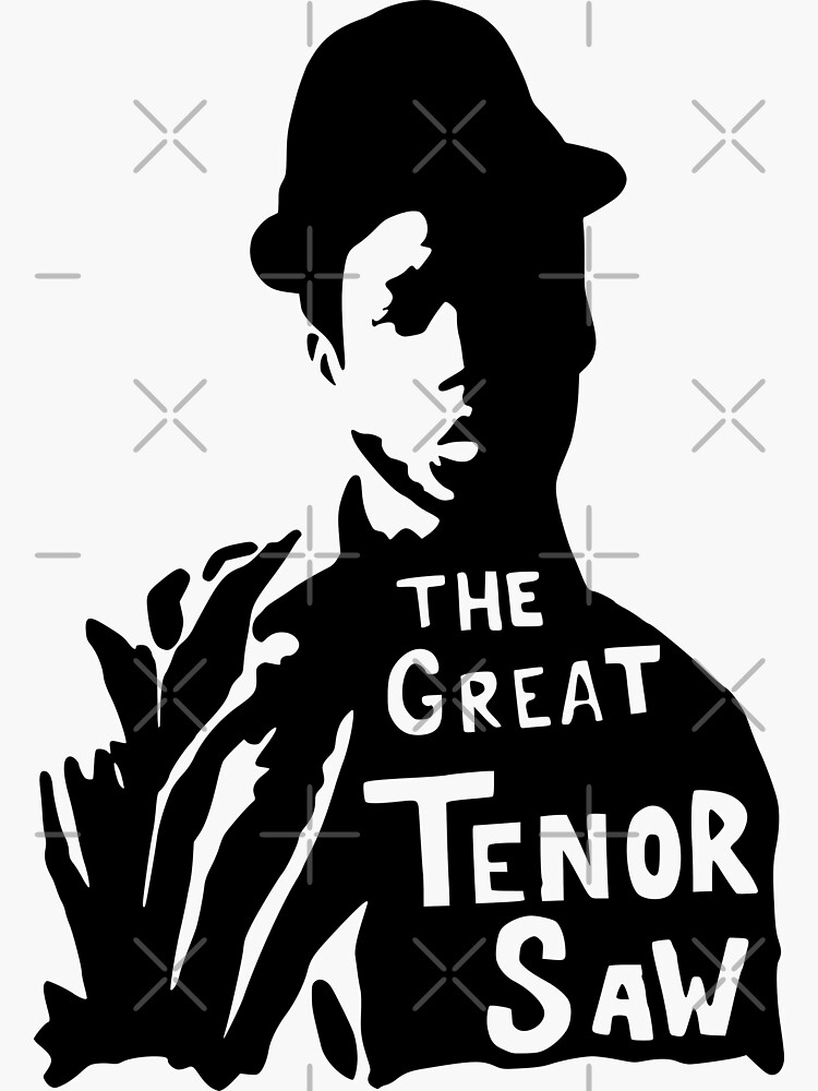 "Tenor Saw" Sticker for Sale by saberska | Redbubble