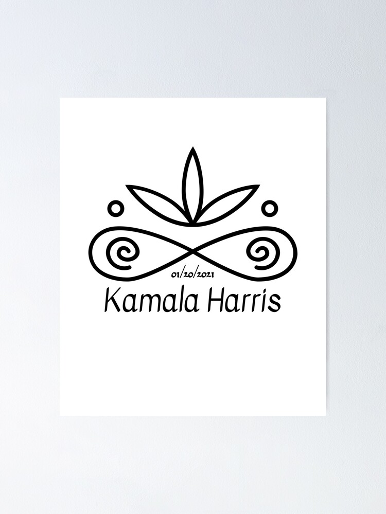 "Kamala Harris, lotus flower, sworn into office january 2021 with Joe ...