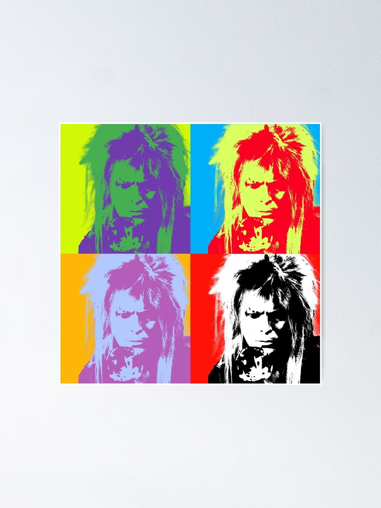 "Pop Art Jareth from Labryinth" Poster for Sale by EmceeFrodis | Redbubble