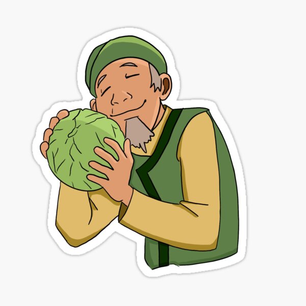 Card Making & Stationery Illustrated Waterproof Stickers Cabbage Man ...