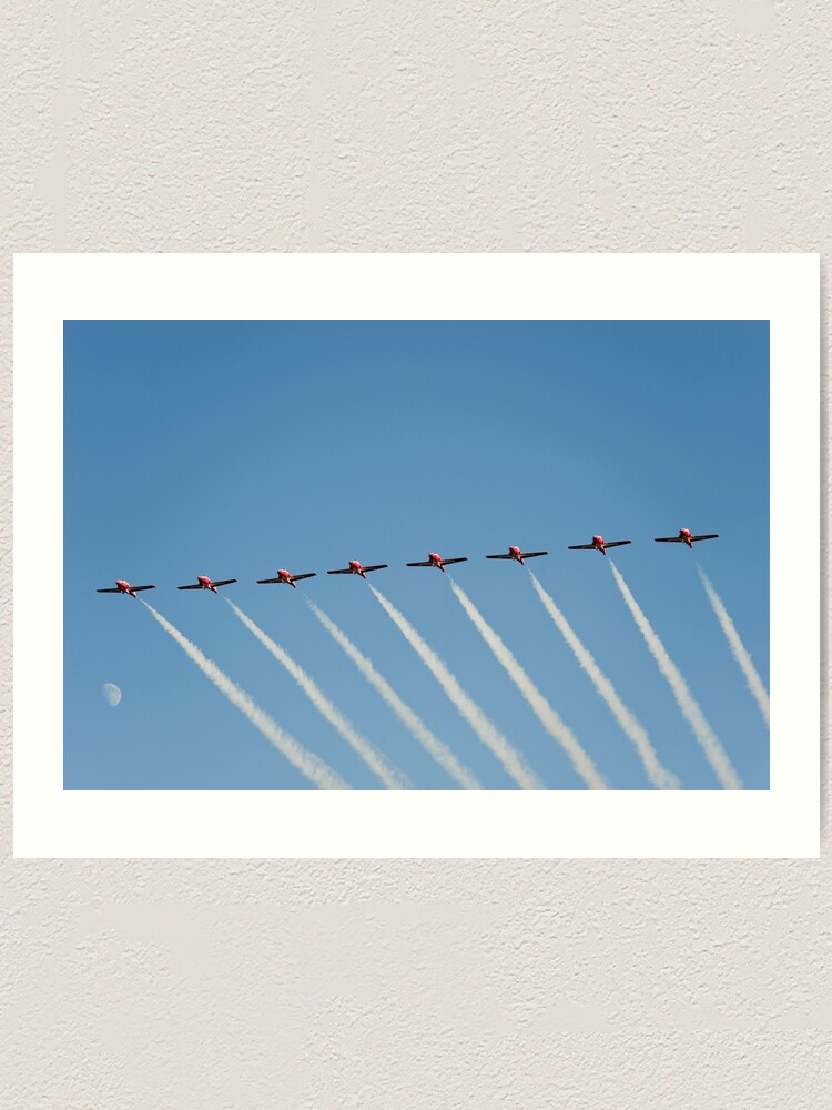 "The Canadian Forces Snowbirds preform the 8 plane line abreast." Art ...
