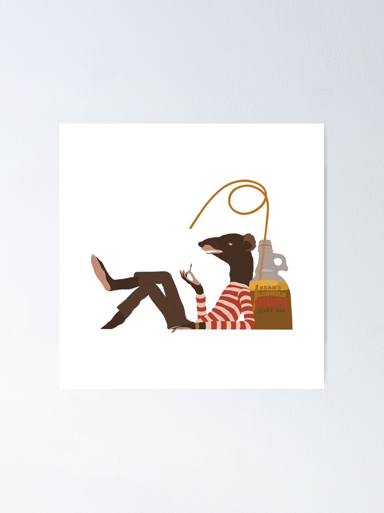 "funky rat" Poster by electropuff | Redbubble