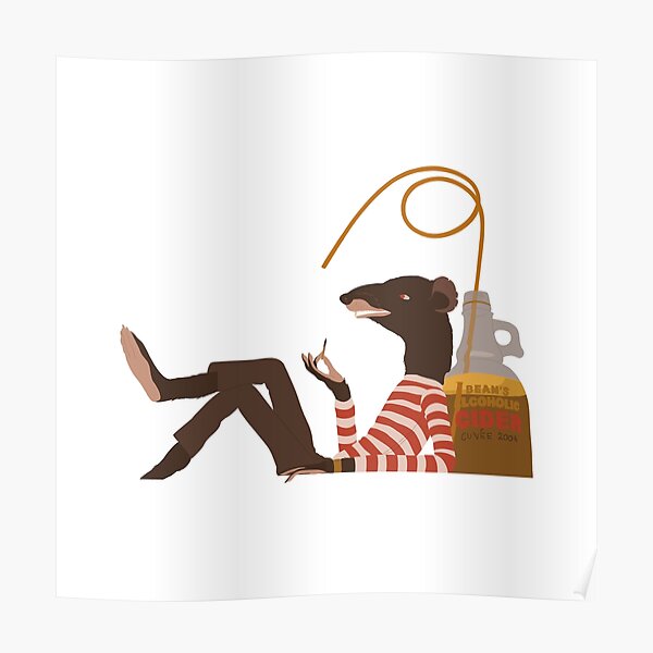 "funky rat" Poster by electropuff | Redbubble
