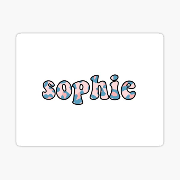 "Sophie name sticker " Sticker by Splendidsticker | Redbubble