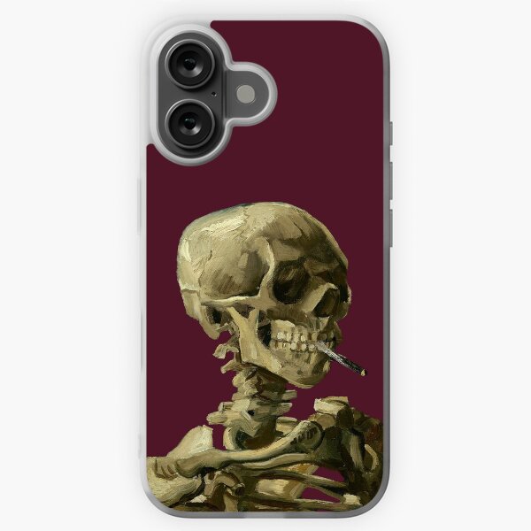 "Skull of a Skeleton with Burning Cigarette, Vincent Van Gogh " iPhone ...