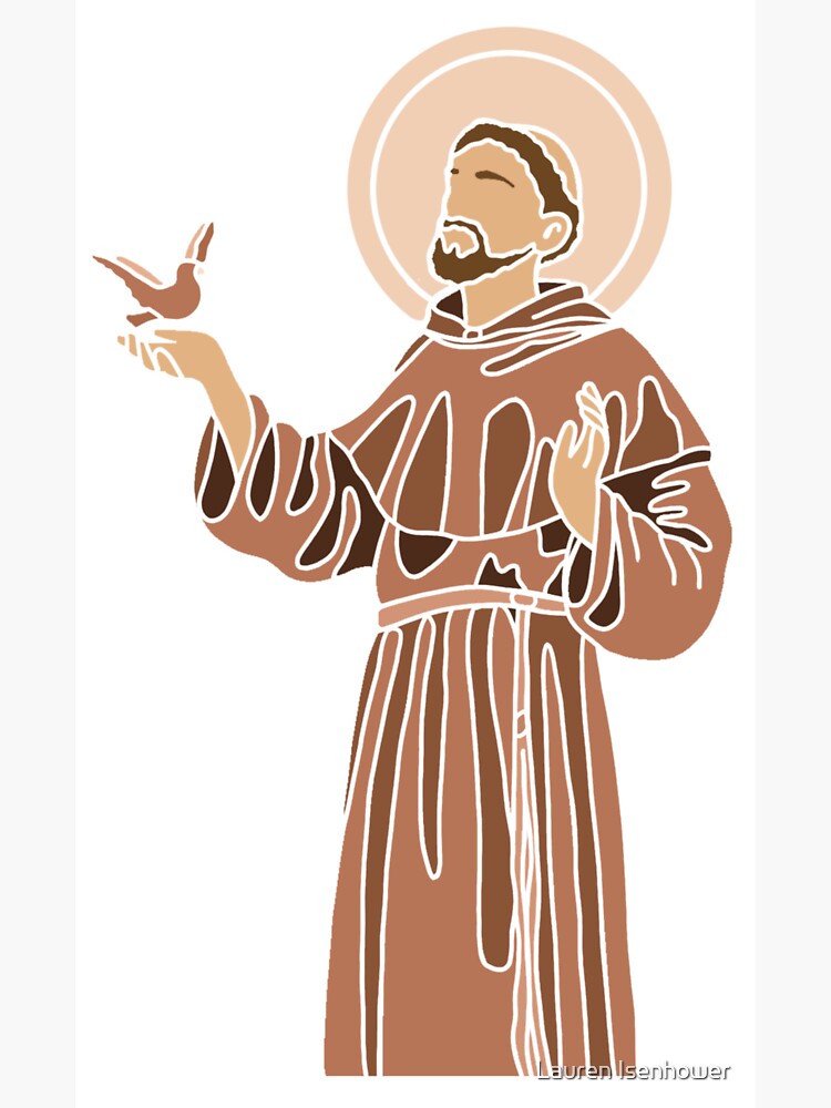 "Saint Francis of Assisi" Magnet for Sale by Lauren Isenhower | Redbubble