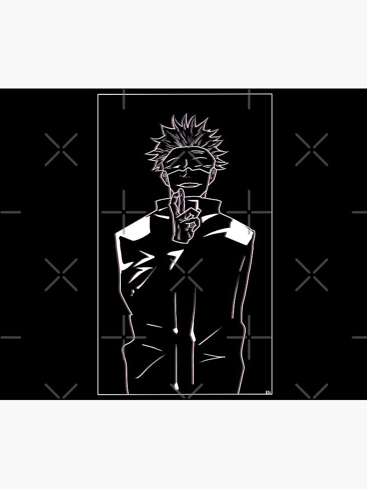 "Satoru Gojo (glitch red and blue) " Photographic Print by katienacho ...