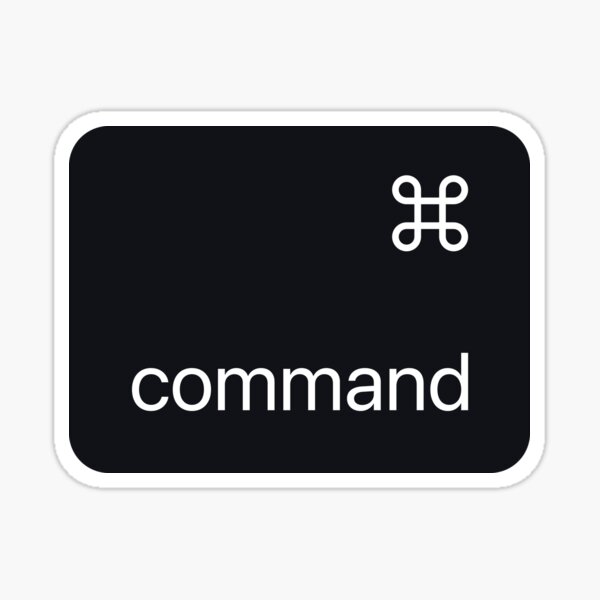 "Command (2020 MacBook Pro with M1) |" Sticker by PixelsandPulp | Redbubble