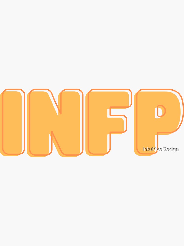 "INFP" Sticker for Sale by lntuitiveDesign | Redbubble