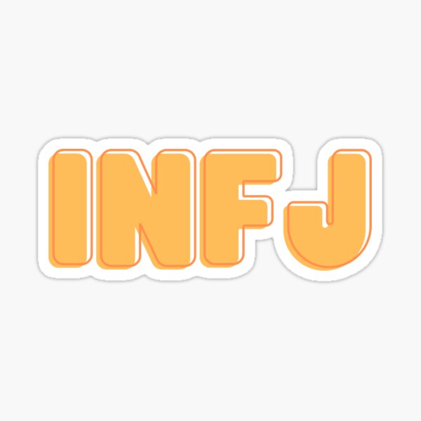 "INFJ" Sticker by lntuitiveDesign | Redbubble