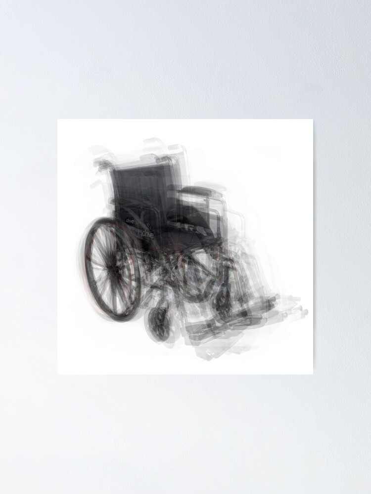 "Wheelchair overlay" Poster by overlay-art | Redbubble
