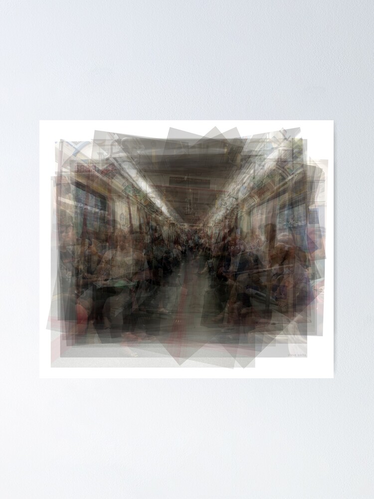 "Toronto Subway Interior Overlay" Poster for Sale by overlay-art ...