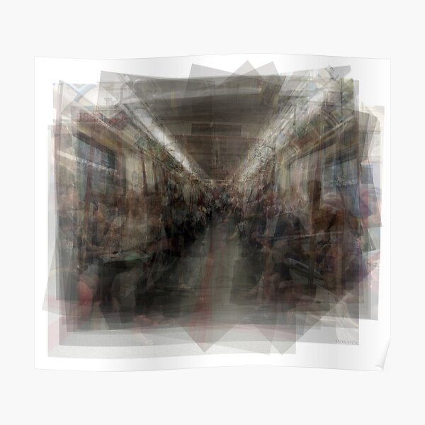 "Toronto Subway Interior Overlay" Poster for Sale by overlay-art ...