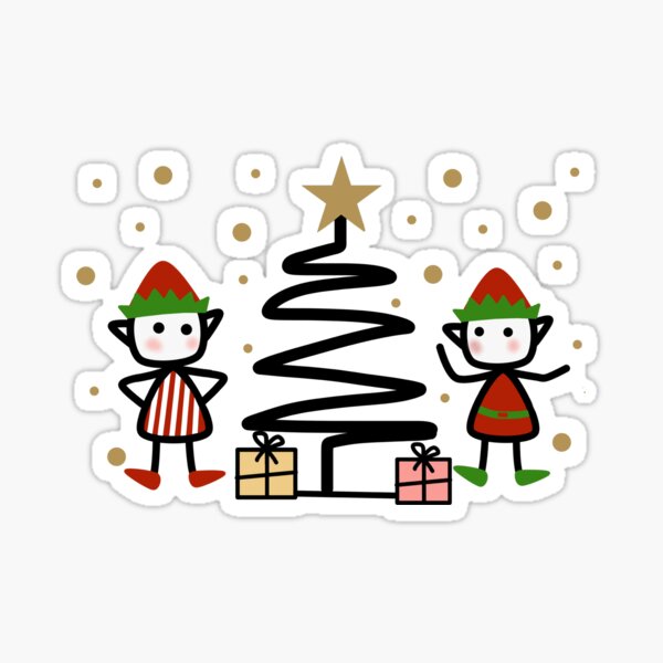 " Stickman / Elf" Sticker for Sale by LotusCreations | Redbubble