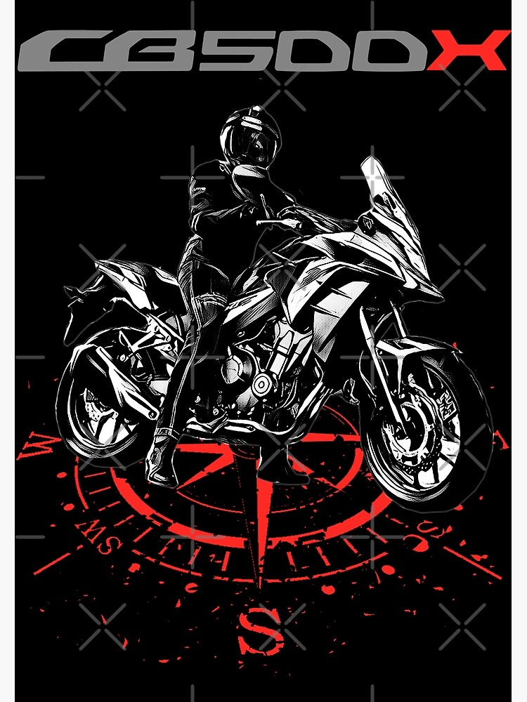 "Honda CB500X" Poster for Sale by Evomotoarte | Redbubble