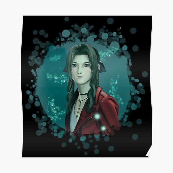 "Aerith Gainsborough" Poster for Sale by EveCinua | Redbubble