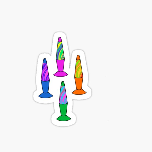 "Lava Lamp Sticker Sheet" Sticker for Sale by nikkimobley00 | Redbubble