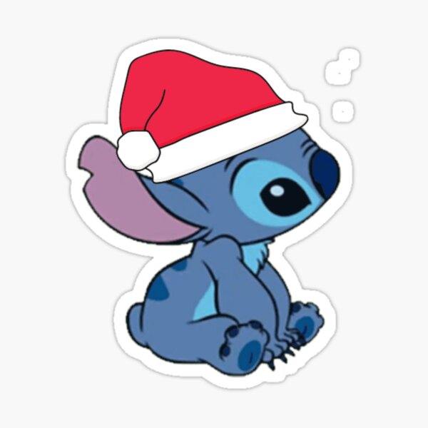 "Stitch Christmas" Sticker for Sale by BeluFndz | Redbubble