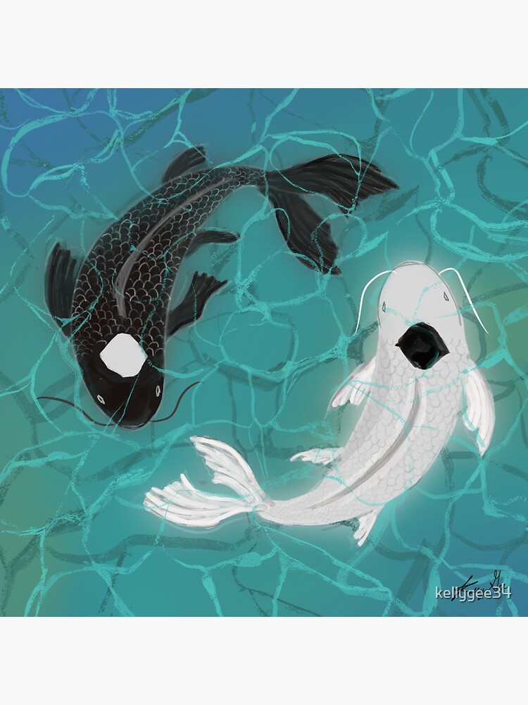 "Avatar Koi Fish" Sticker by kellygee34 | Redbubble
