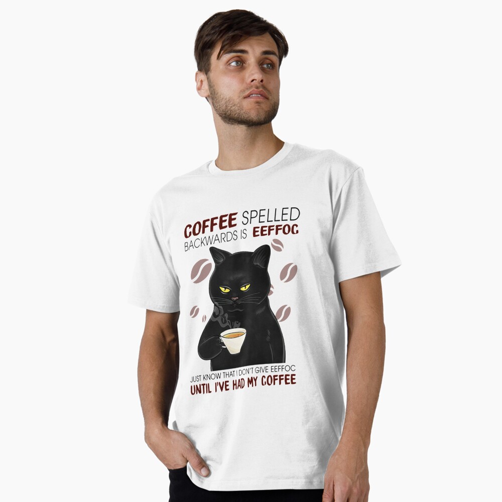 "Coffee spelled backwards is eeffoc" Poster for Sale by StephanoEmma ...