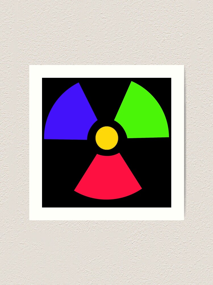 "Rainbow Radiation Symbol" Art Print for Sale by rikaradioactive ...