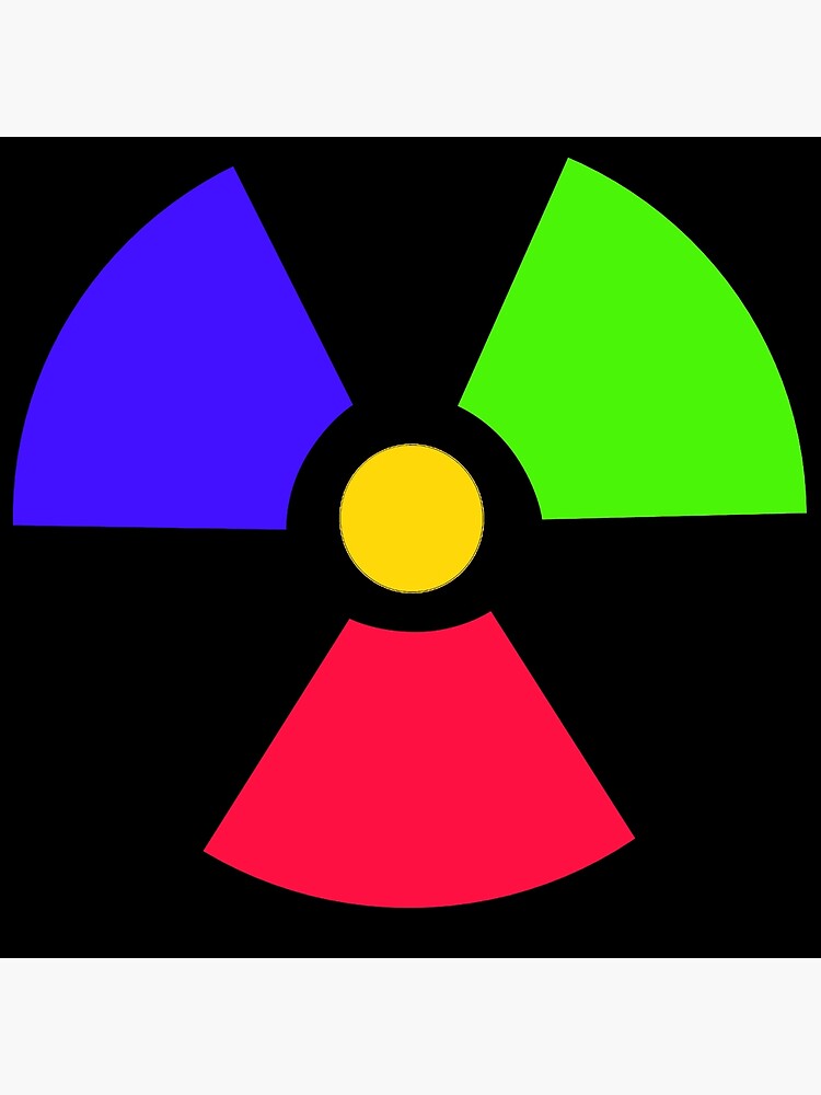 "Rainbow Radiation Symbol" Art Print for Sale by rikaradioactive ...