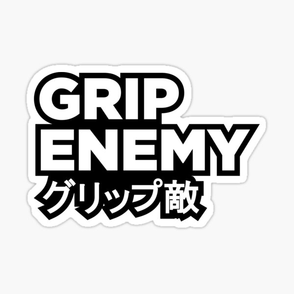 "Grip Enemy Kanji Reverse | グリップ敵 | NFS Pro Street" Sticker for Sale by ...