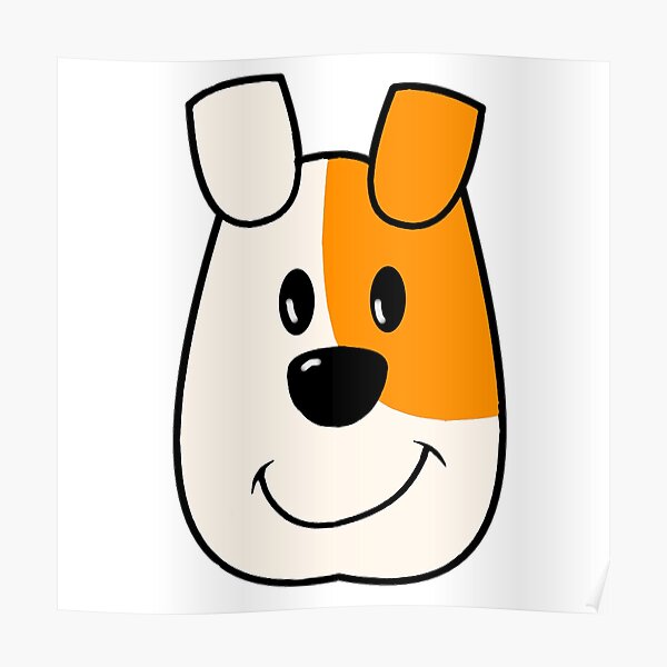 "Reksio Face close up" Poster by GSunrise | Redbubble