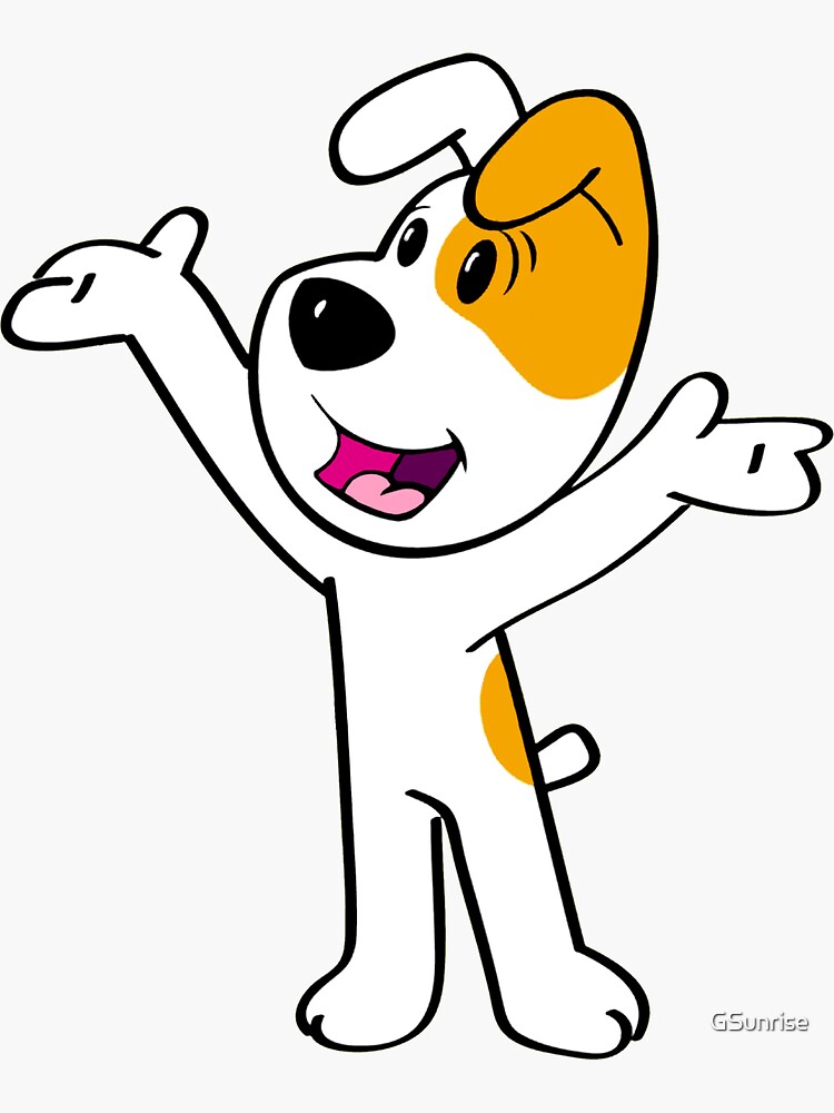 "Reksio funny dog" Sticker by GSunrise | Redbubble