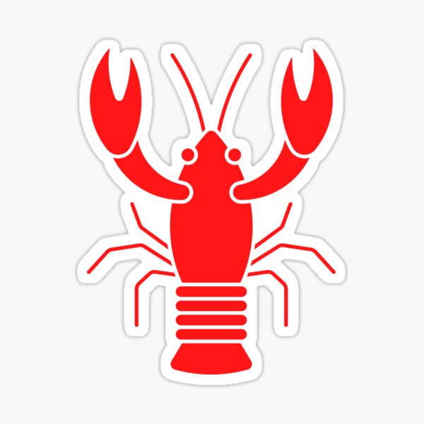 "Crawfish" Sticker for Sale by Artland-ish | Redbubble