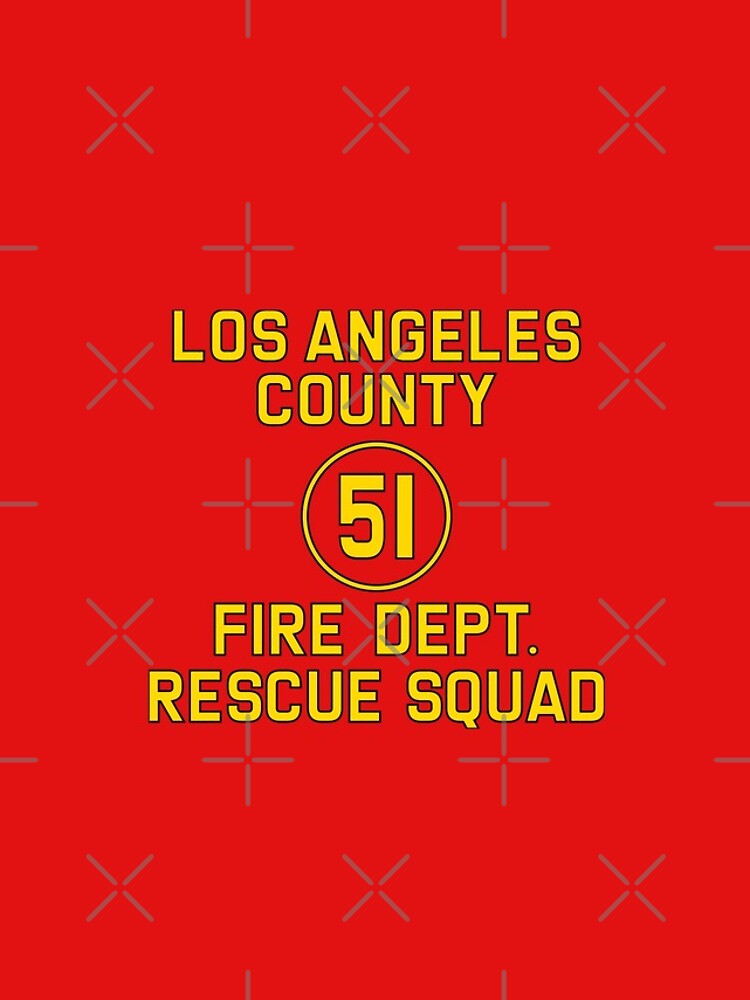 Emergency Squad 51 Side of Truck Reproduction Logo Iphone Case sold by ...